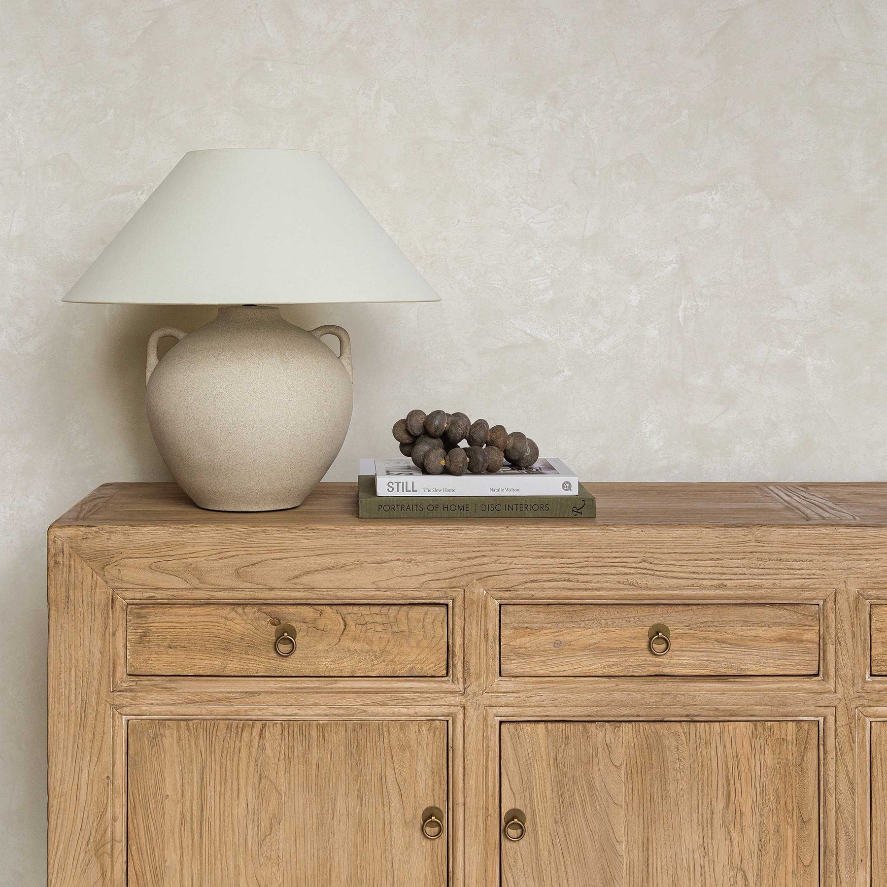 Tempaper Faux Roman Clay Textured Peel and Stick Wallpaper